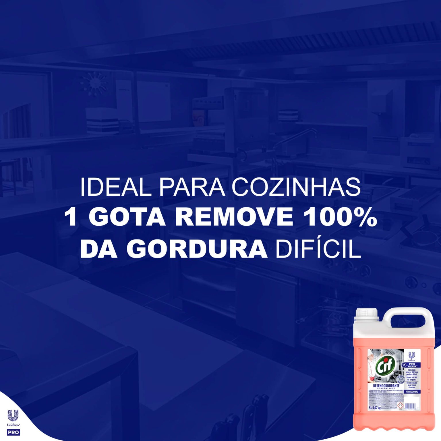CIF Desengordurante Concentrado Profissional - 5 Litros - Grupo Ribercon